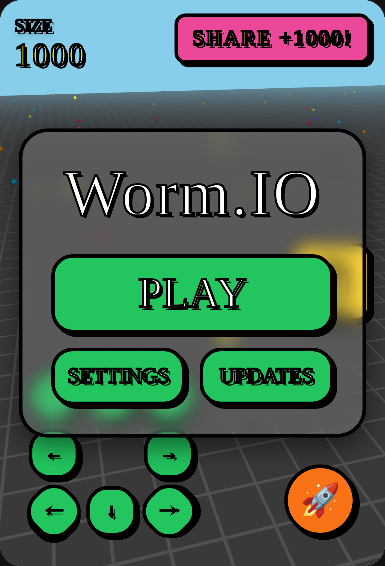 Mega Worm 3D - Play Free 3D Snake Game Online | Sekai